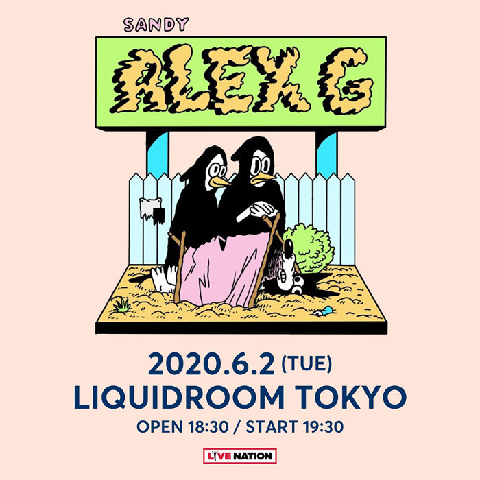 （Sandy）Alex Gの初来日公演が6月にLIQUIDROOMで開催 | CINRA